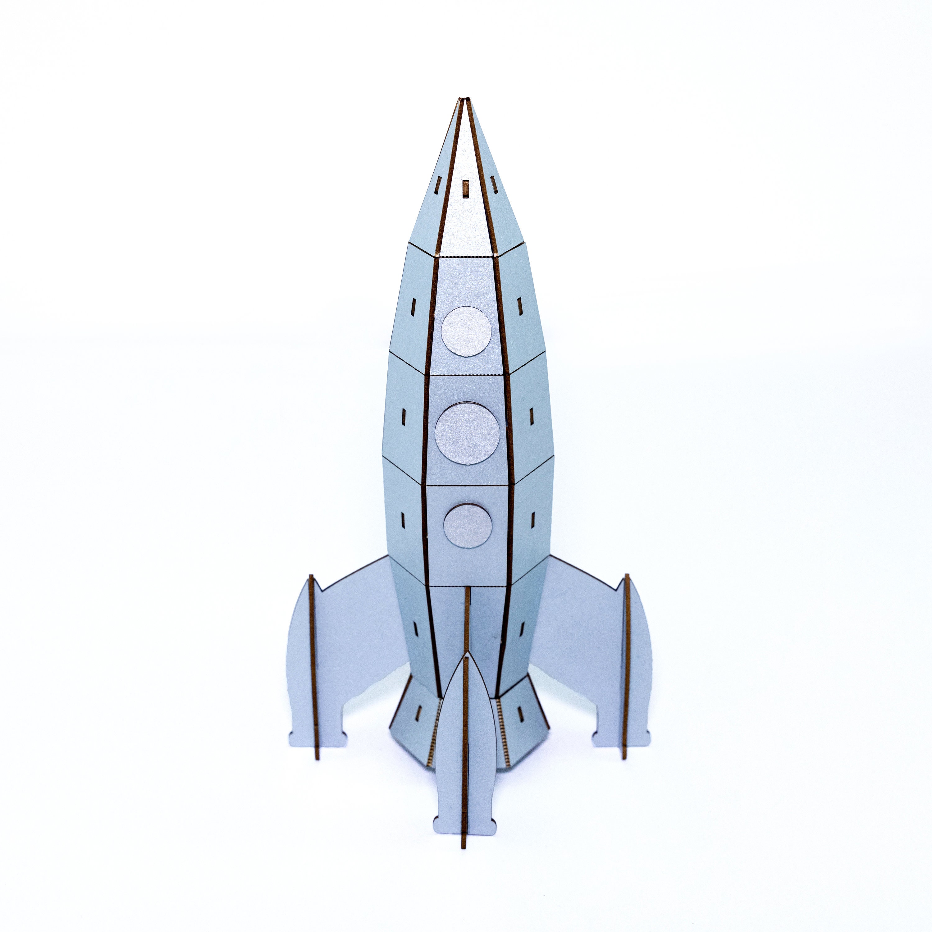 Rocket Ship 3D Model Kit, Laser Cut, Unique Gift - Etsy