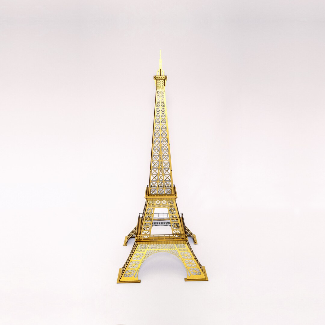 Eiffel Tower Model Kit, Paris 2024 Gold Edition, France, Famous ...