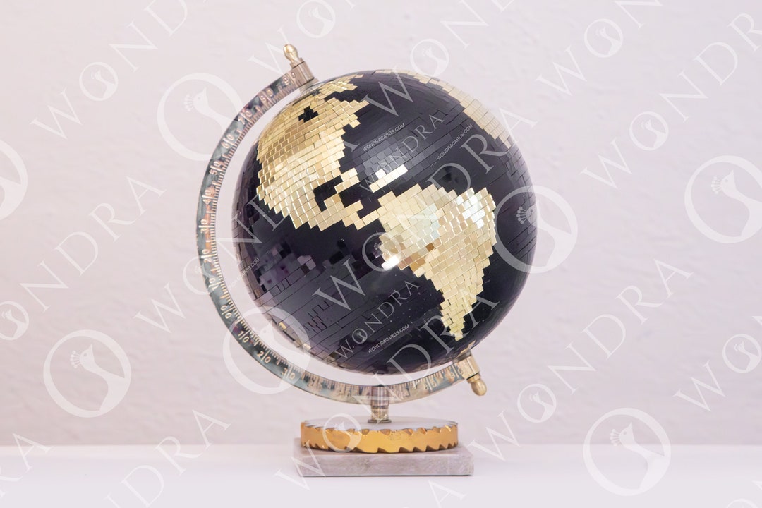 Discglobe - Chroma (world Map Disco Ball) - Etsy