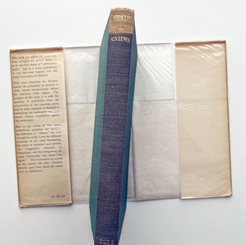 C.S. Lewis, miracles: A Preliminary Study, 1947. First Edition With ...