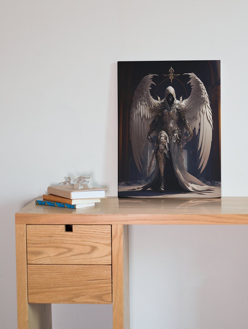 Wooden Azrael Grim Reaper Christian Wall Hanging Art - Etsy