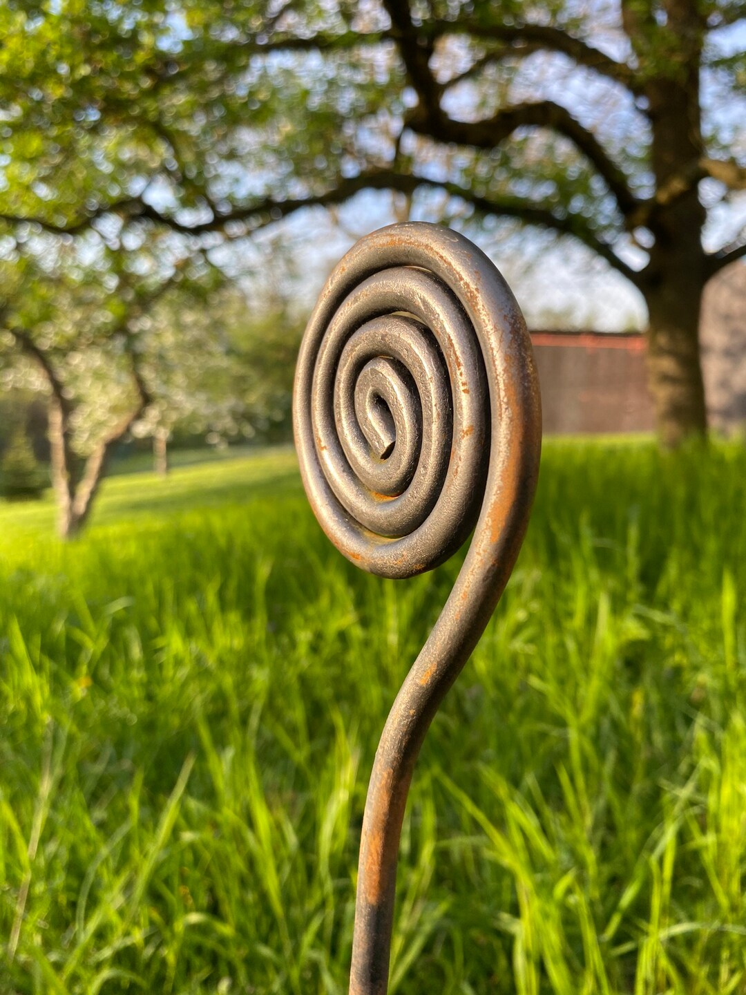 Garden Decoration Rust Metal - Balcony - Outdoor - Gift - Trellis Rod ...