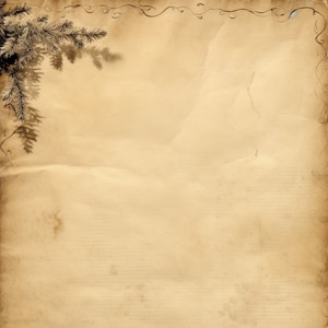 10 Vintage Christmas Parchment Paper Digital Images! - Etsy