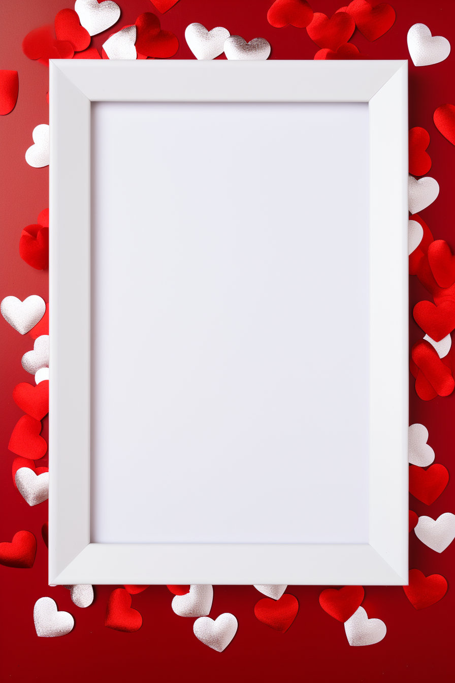 4 Beautiful Valentines Frames - Digital Images! - Etsy