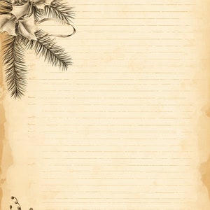 10 Vintage Christmas Parchment Paper Digital Images! - Etsy