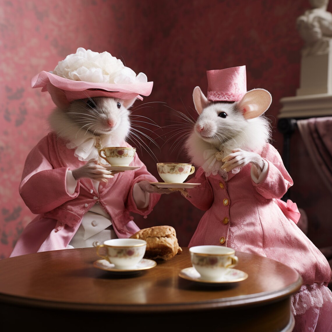 4 Victorian Valentine Tea Party Digital Images! - Etsy