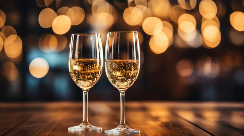 4 Lovely New Year's Eve Champagne Digital Images! - Etsy