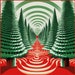 4 Op Art Optical Illusion Christmas Tree Scenes - Etsy