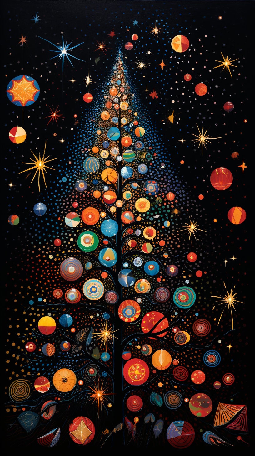 4 Unique Aboriginal Inspired Christmas Digital Images! - Etsy