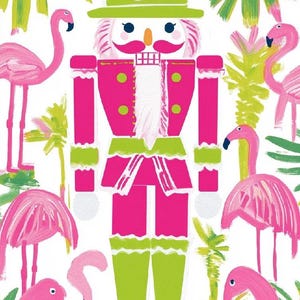 4 Palm Beach Nutcrackers Digital Images, Pink & Green, Wall Art, Crafts ...