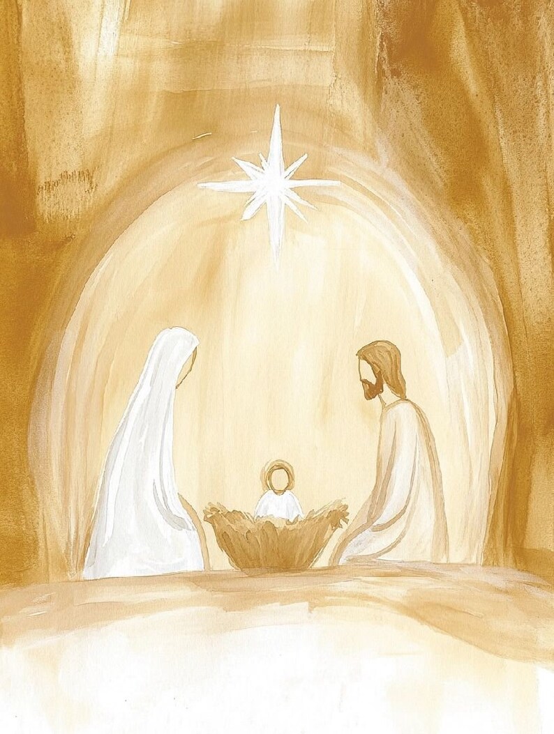 4 One of a Kind Nativity Digital Images - Etsy