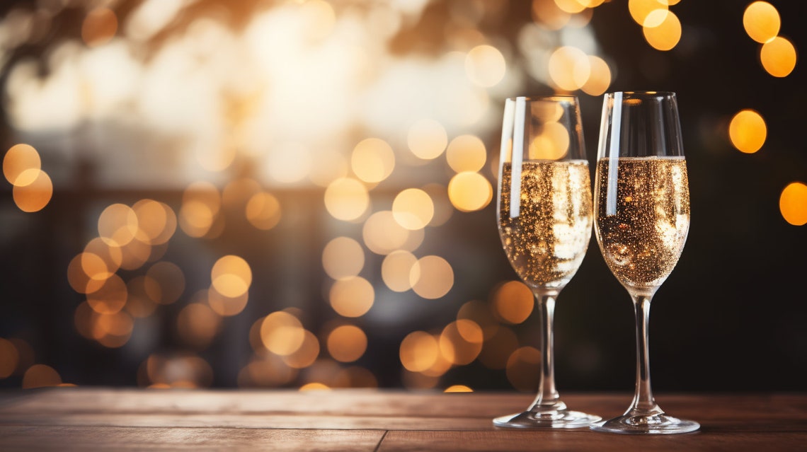4 Lovely New Year's Eve Champagne Digital Images! - Etsy
