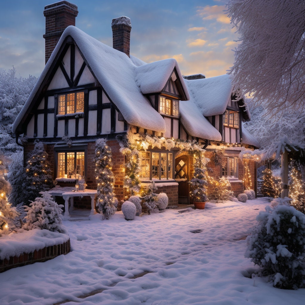 Gorgeous Christmas Cottage - Etsy