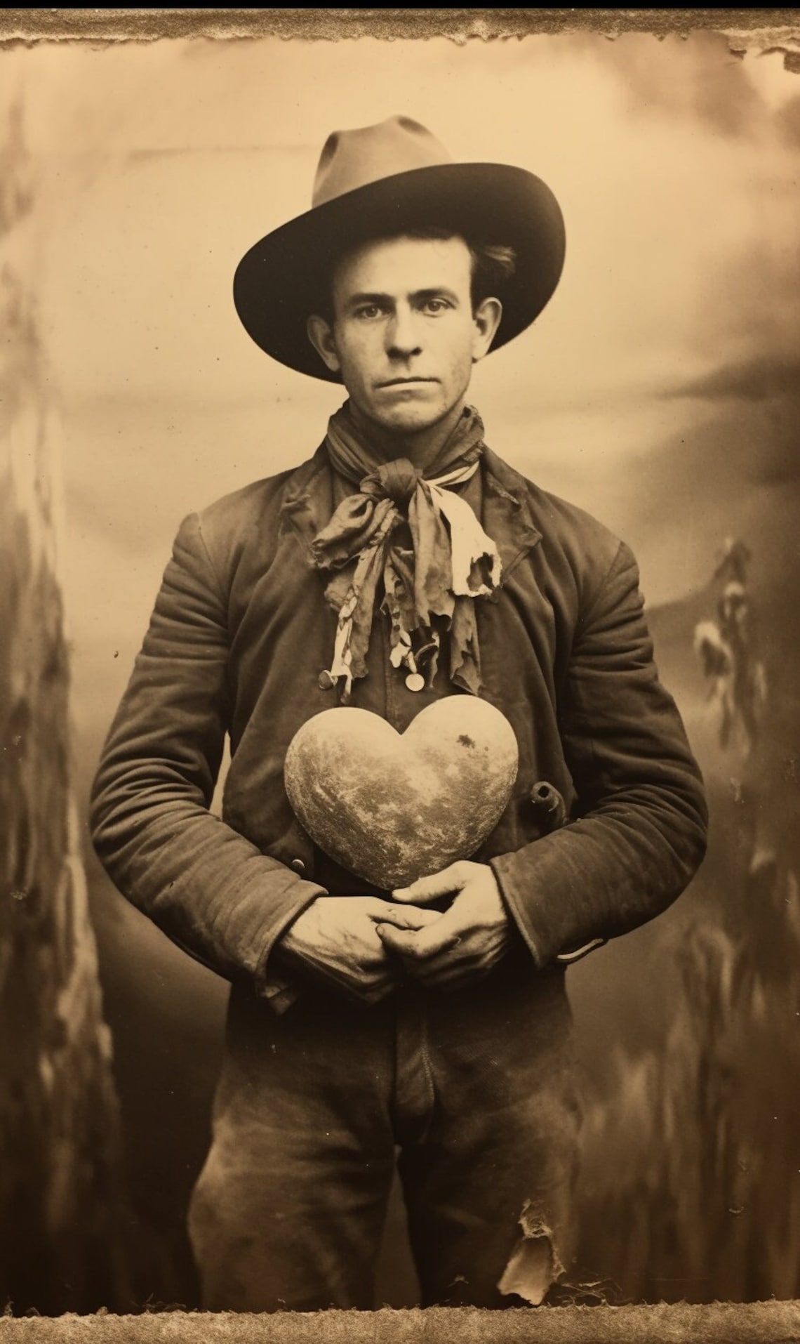 4 Vintage Style Cowboy Valentines Digital Images! - Etsy