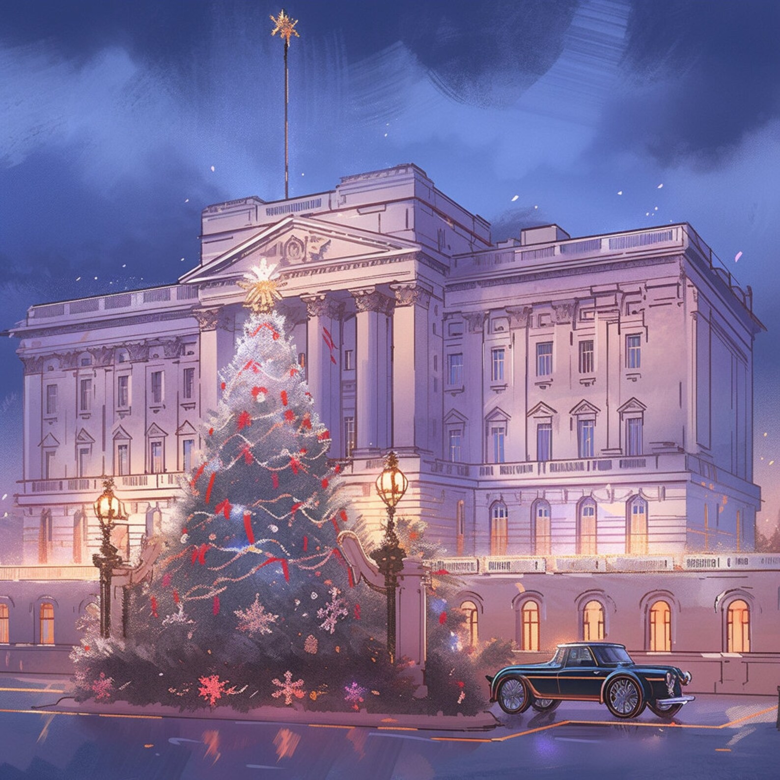 Anime Style Christmas Digital Images - Etsy