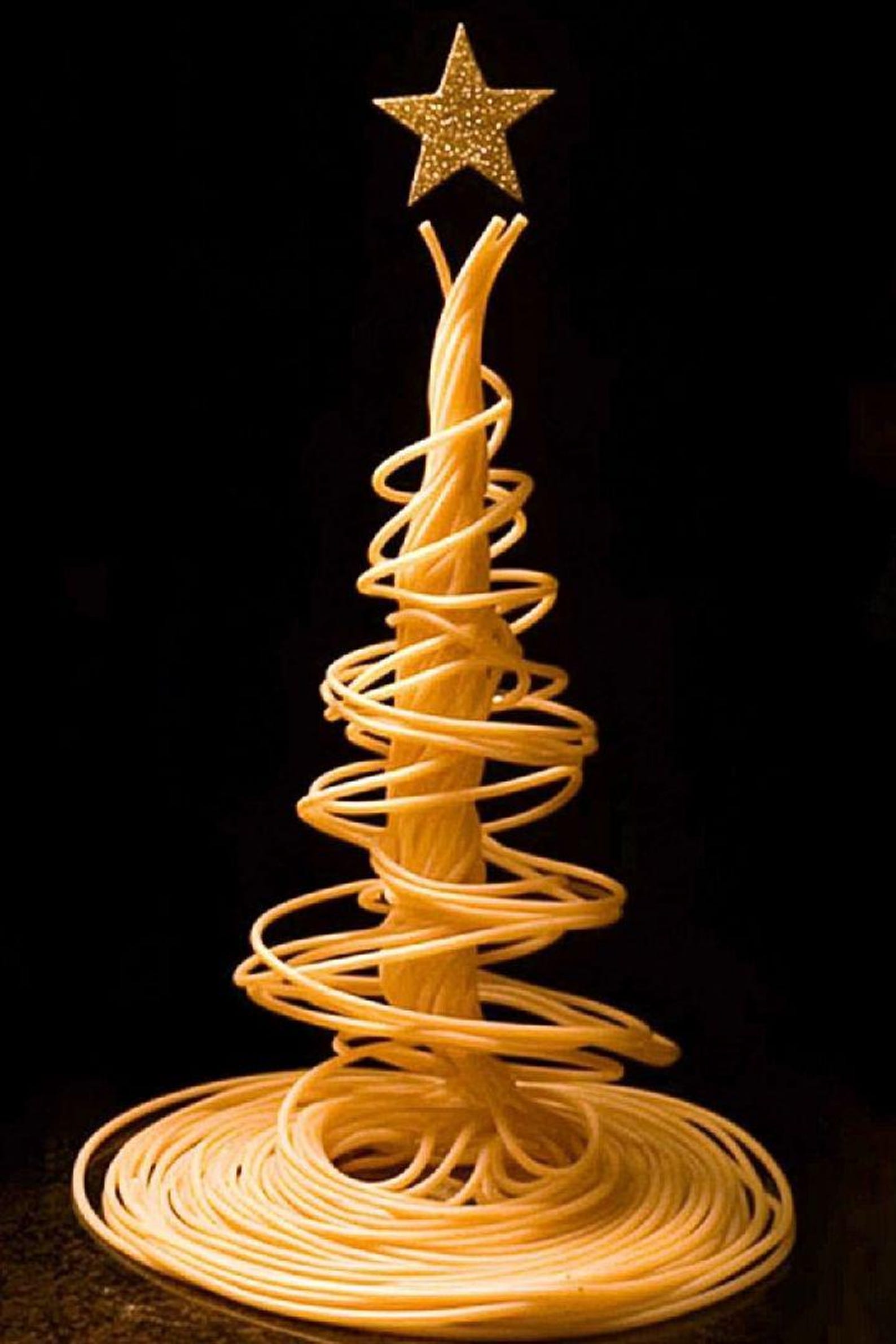4 Spaghetti Christmas Trees! for the Chef in Your Life! Digital Images ...