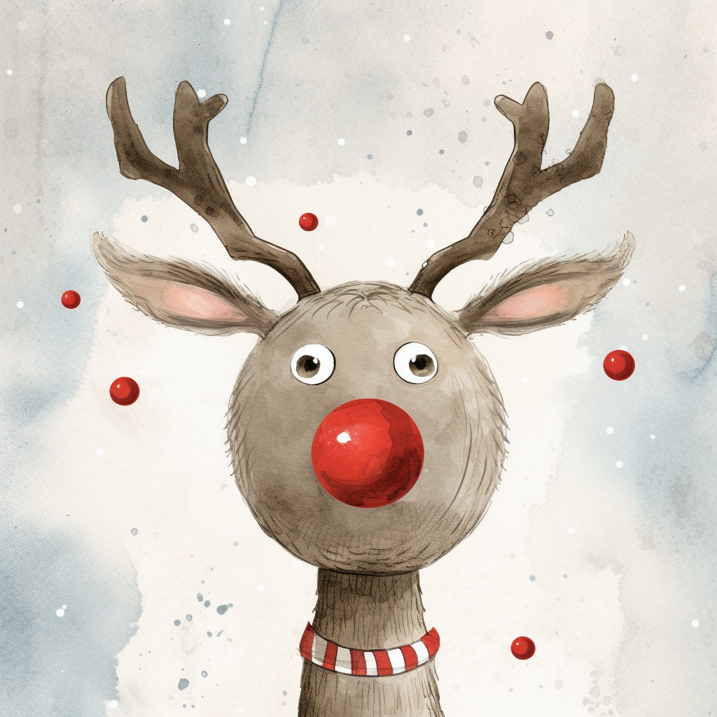 5 Unique Christmas Clipart Digital Images - Etsy