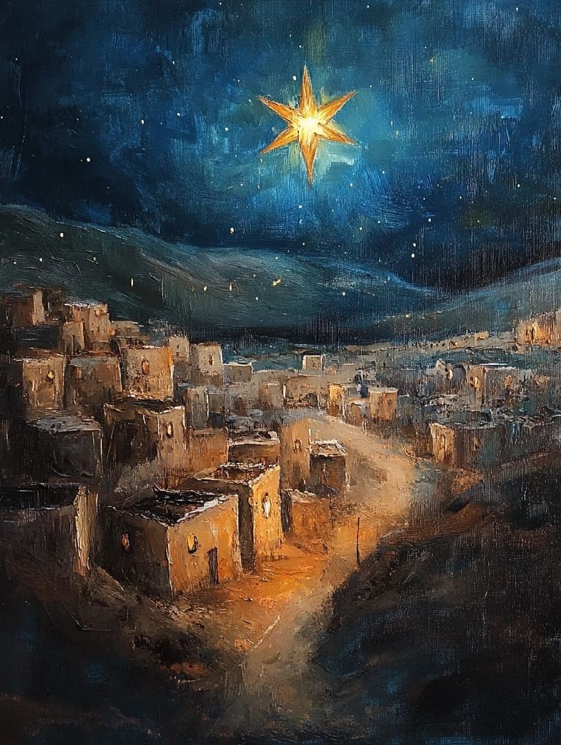 Star of Wonder - 4 Unique Digital Star of Bethlehem Images - Etsy
