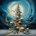 5 Surreal Salvador Dali Style Christmas Tree Digital Images! - Etsy