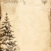 10 Vintage Christmas Parchment Paper Digital Images! - Etsy
