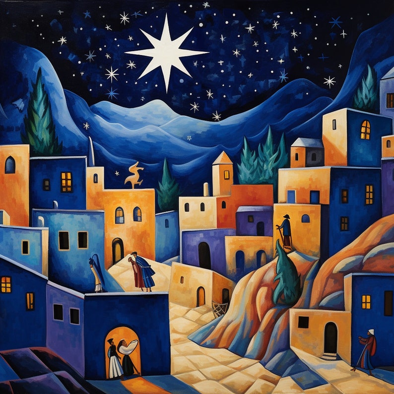 4 Matisse Inspired Nativity Scenes Digital Images! - Etsy