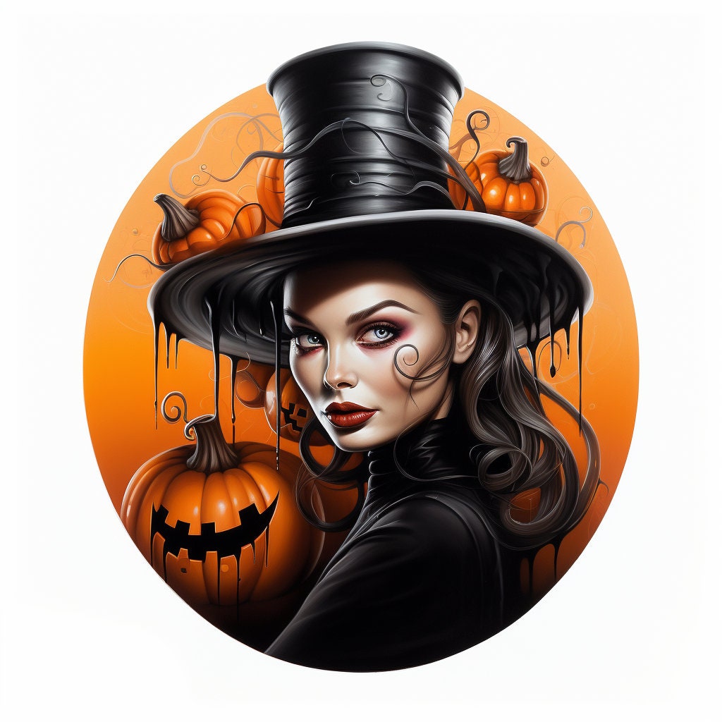 5 Wickedly Scary Halloween Beauties Digital Images - Etsy