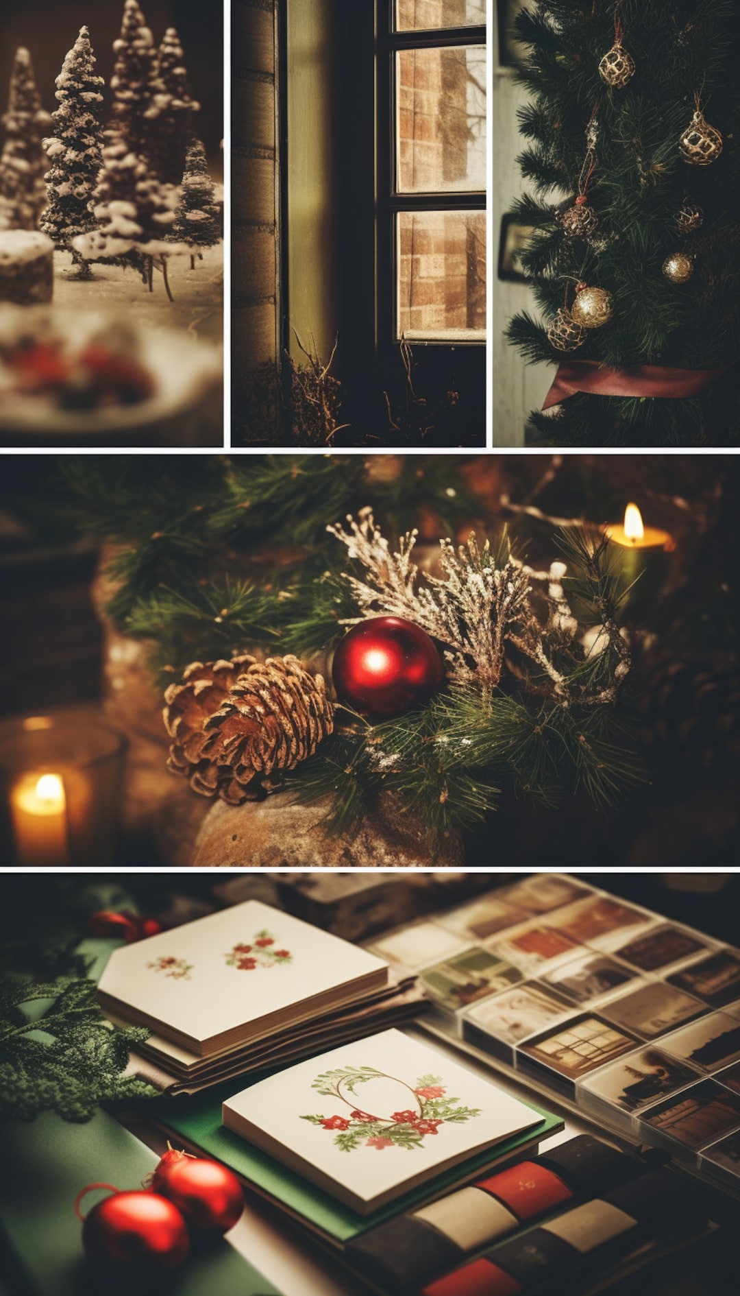 4 Unique Christmas Mood Board Digital Images! - Etsy