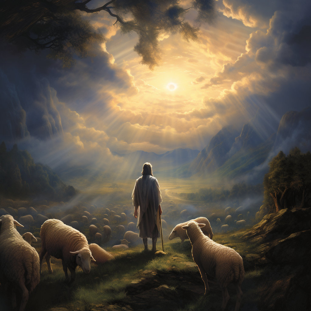 Shepherds Keeping Watch Over Their Flocks by Night - Digital Images - Etsy