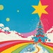 4 Groovy Peter Max-inspired Digital Christmas Images - Etsy
