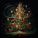 5 Quantum Christmas Trees - Digital Images - Etsy