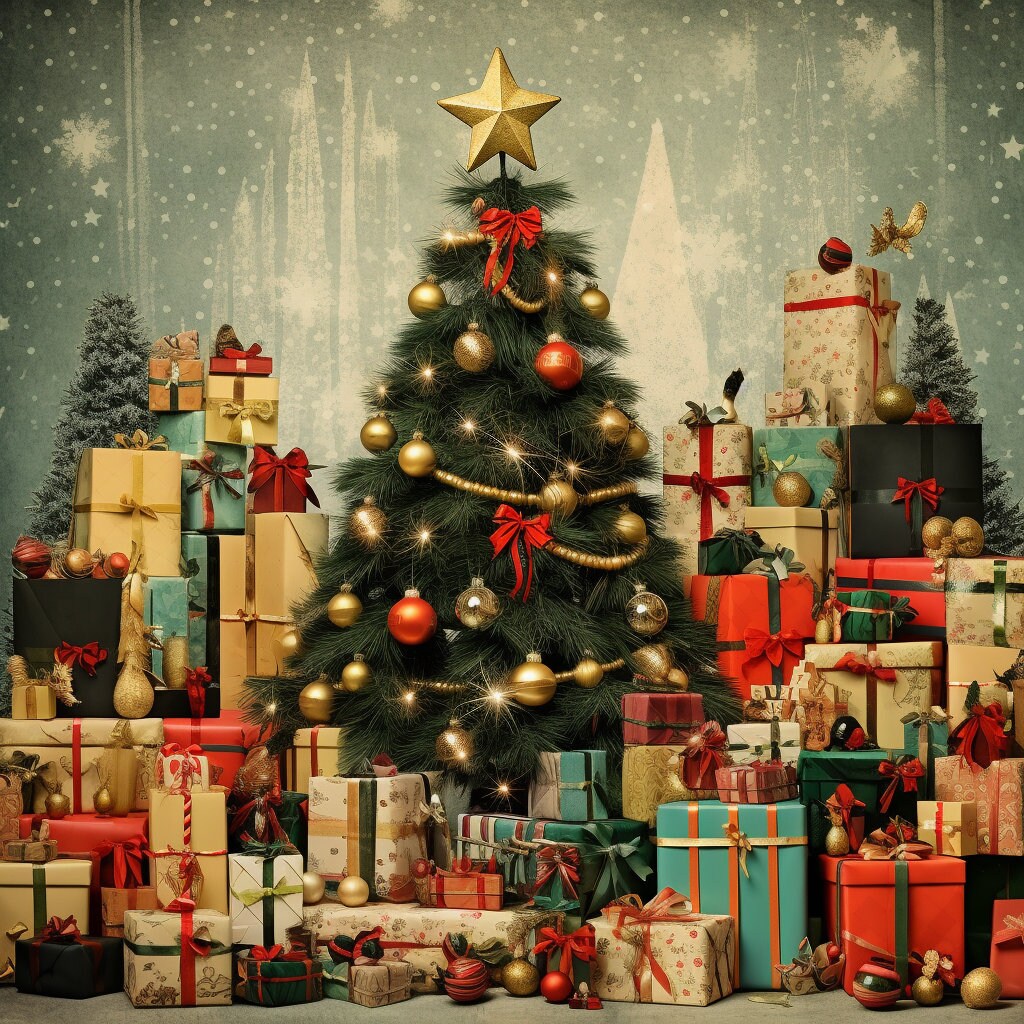 4 Adorable Christmas Collage Digital Images! - Etsy