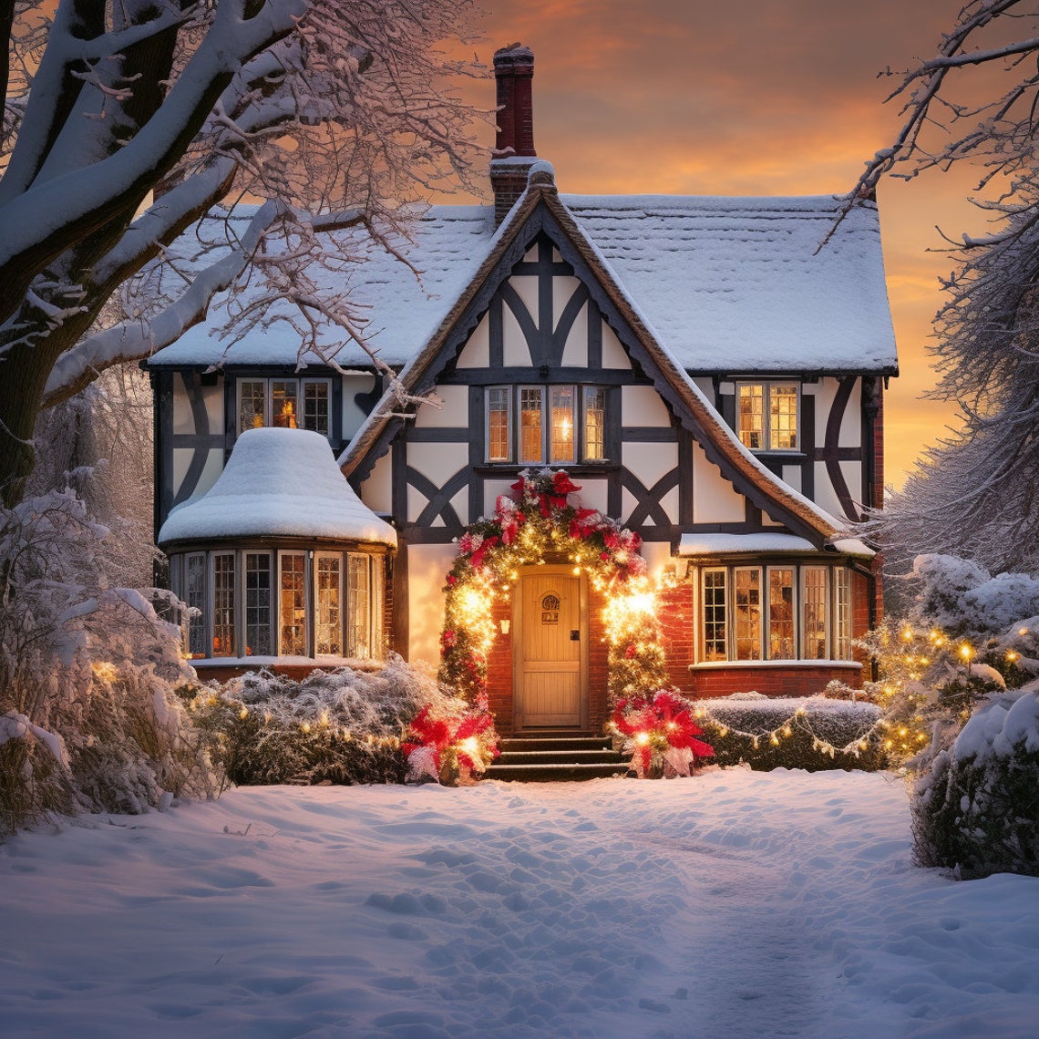 Gorgeous Christmas Cottage - Etsy
