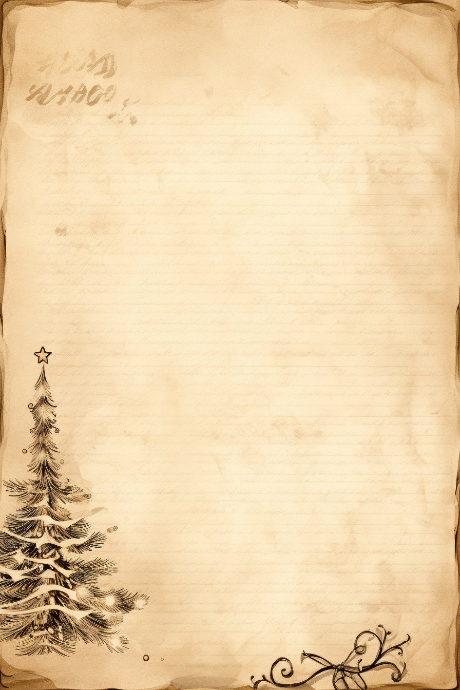 10 Vintage Christmas Parchment Paper Digital Images! - Etsy