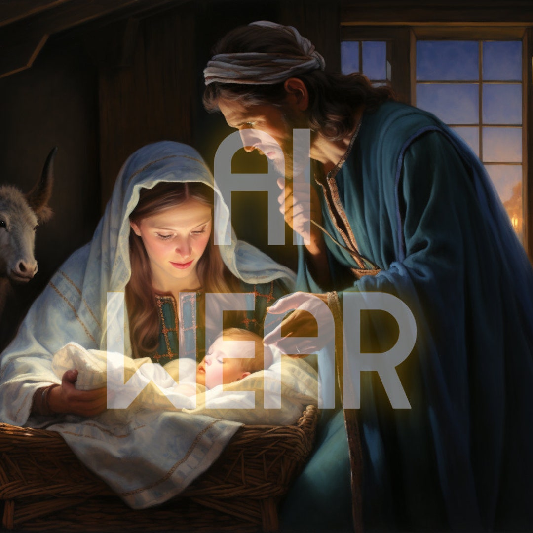 Jesus Christ is Born! Digital Image - Etsy