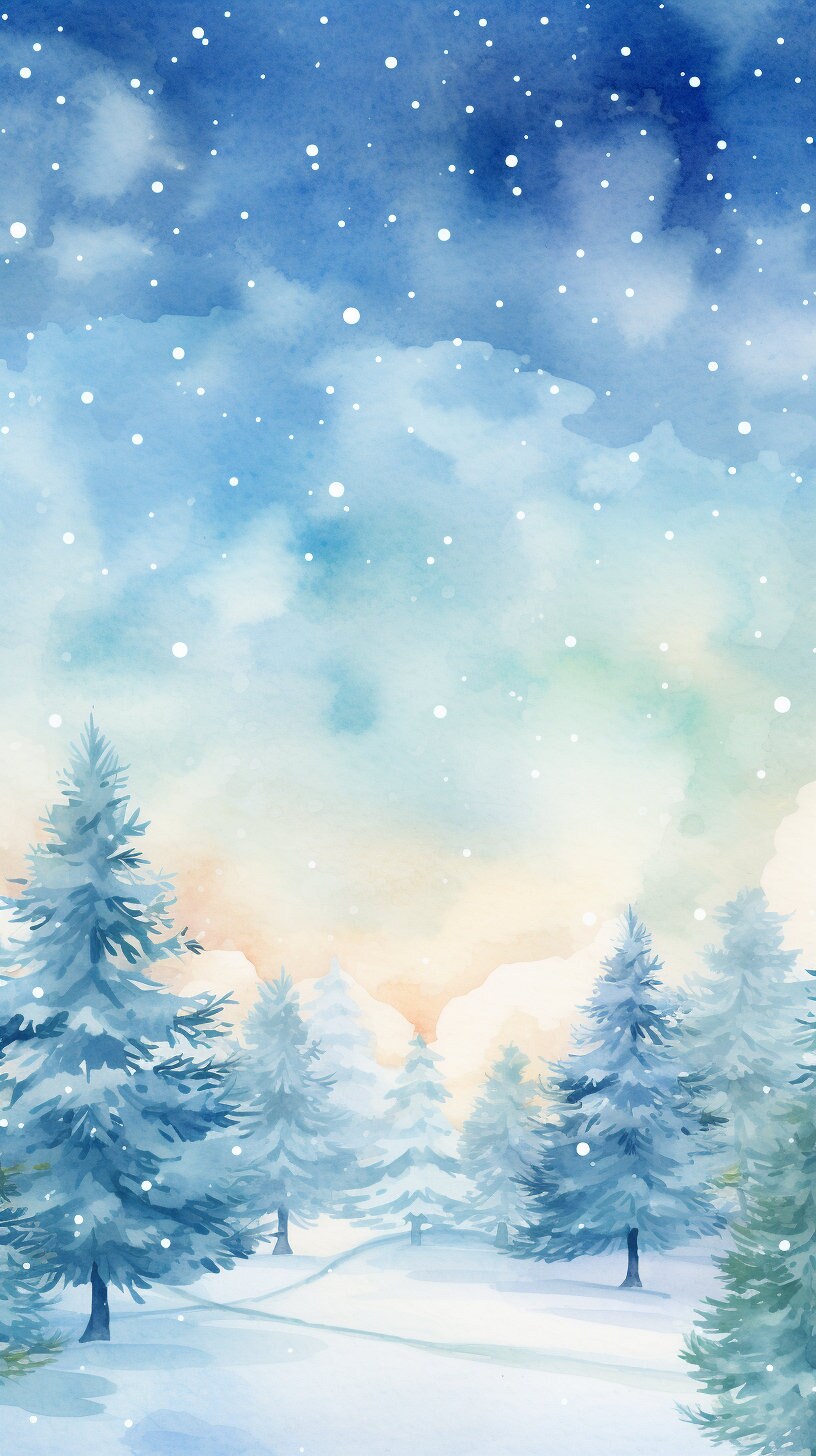 4 Christmas Phone Wallpaper Digital Images! - Etsy