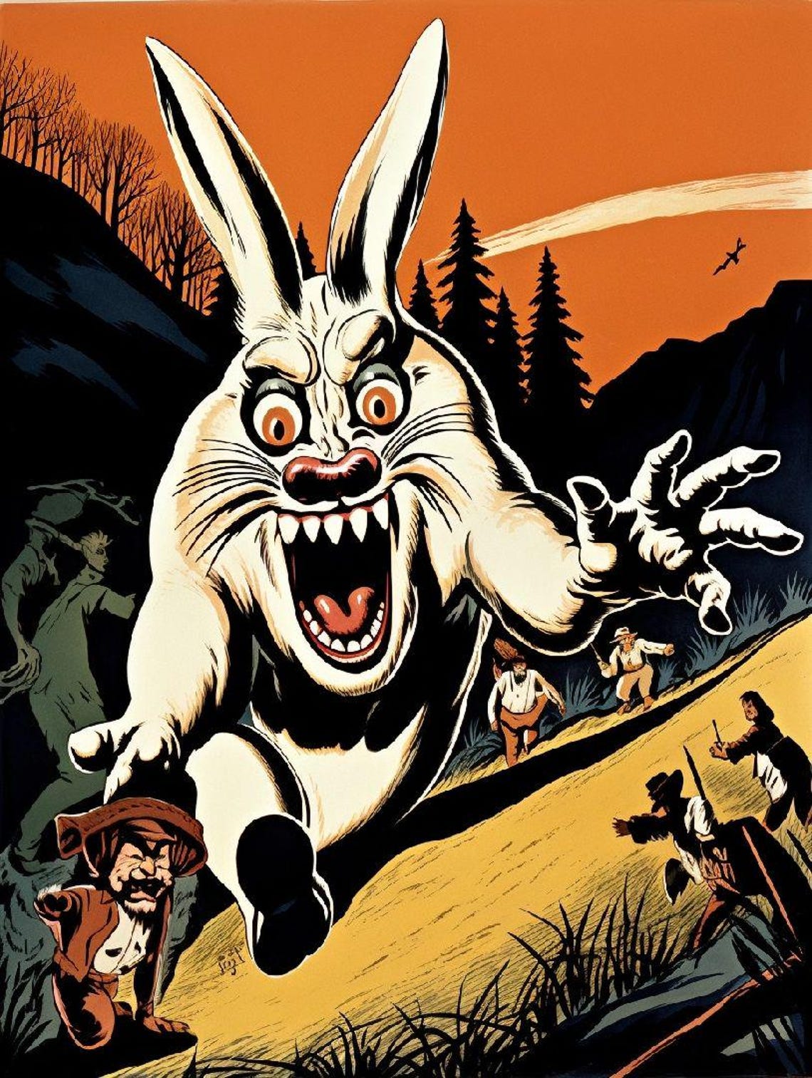 Creepy Easter! 4 Creepy Easter AI Digital Images, Created by AI Prompt ...
