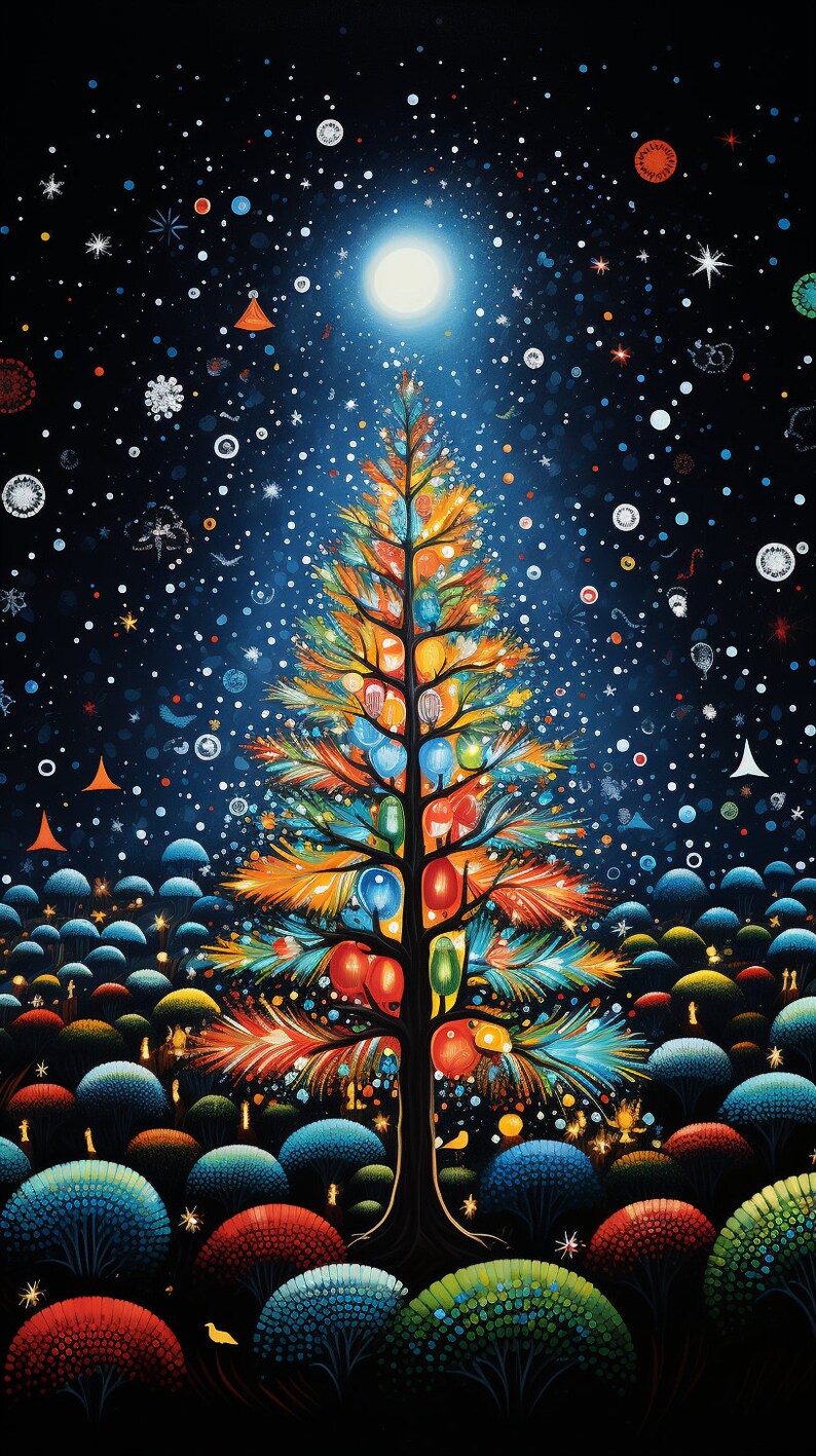 4 Unique Aboriginal Inspired Christmas Digital Images! - Etsy