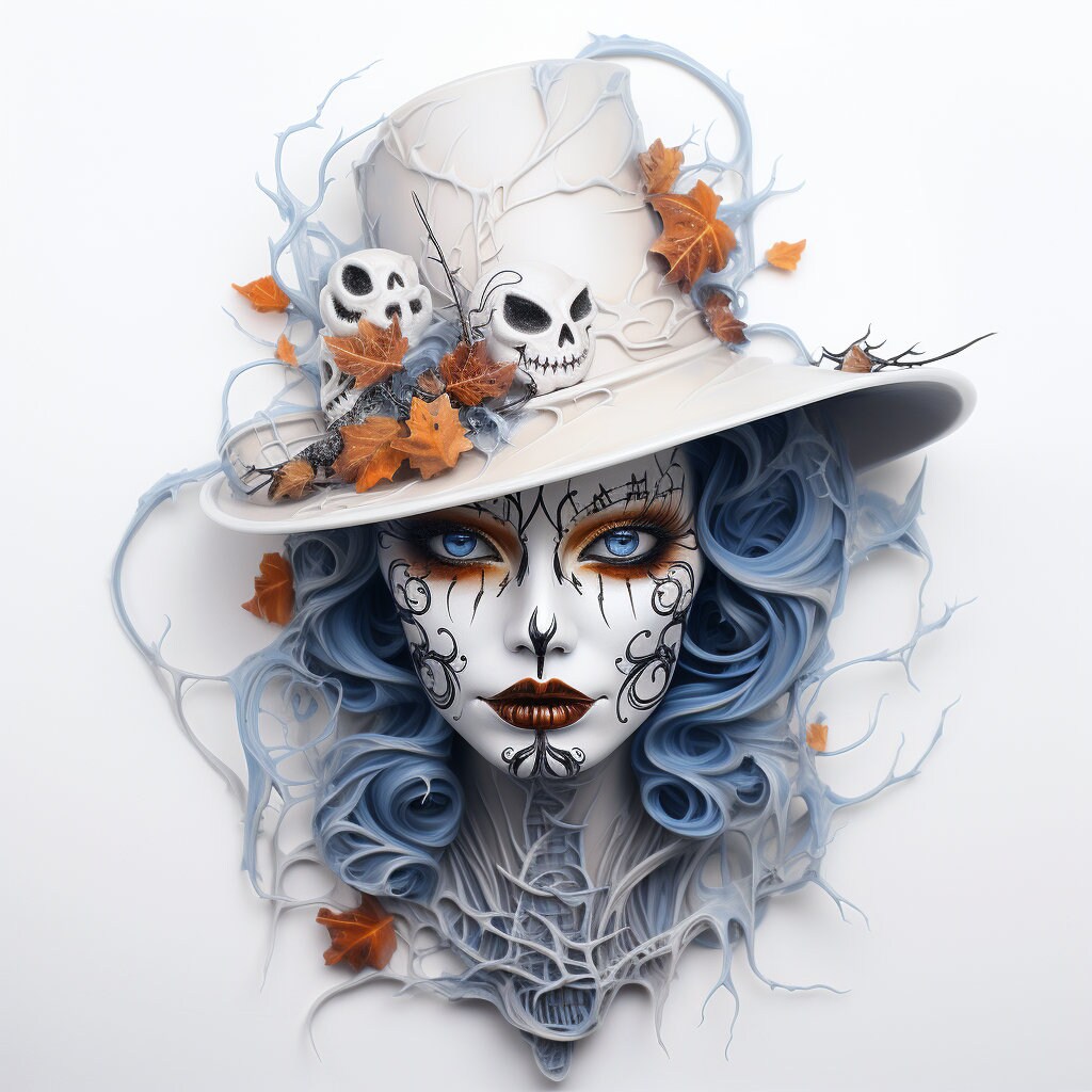 5 Wickedly Scary Halloween Beauties Digital Images - Etsy