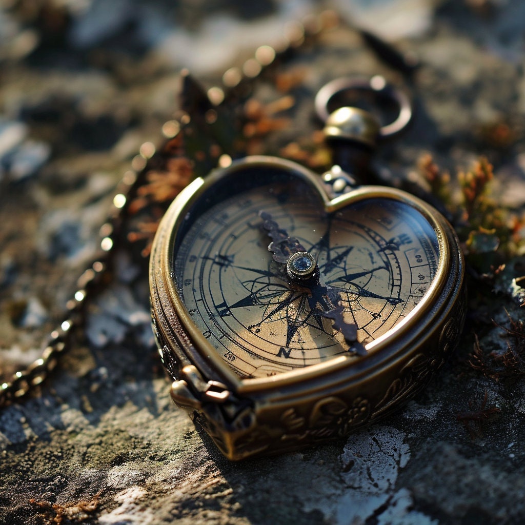 Find Your Way to Me - 4 Valentines Heart Compass Digital Images! - Etsy