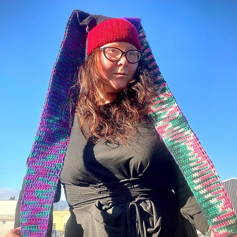 Long Jester Hat Crocheted - Etsy