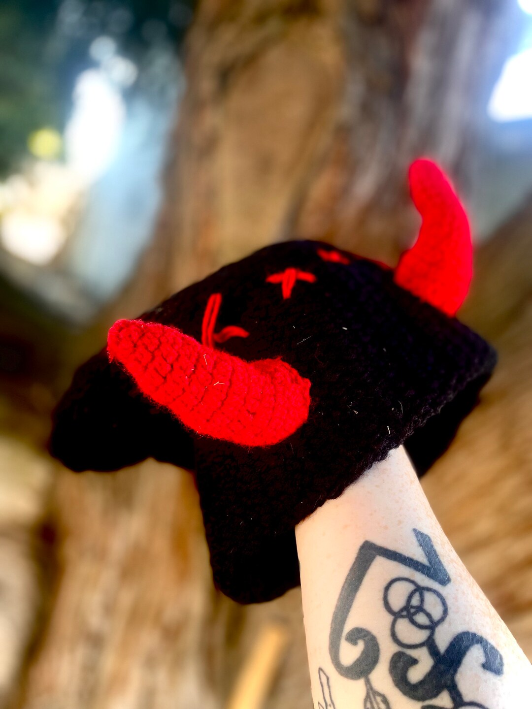 Devil Horn Beanies - Etsy