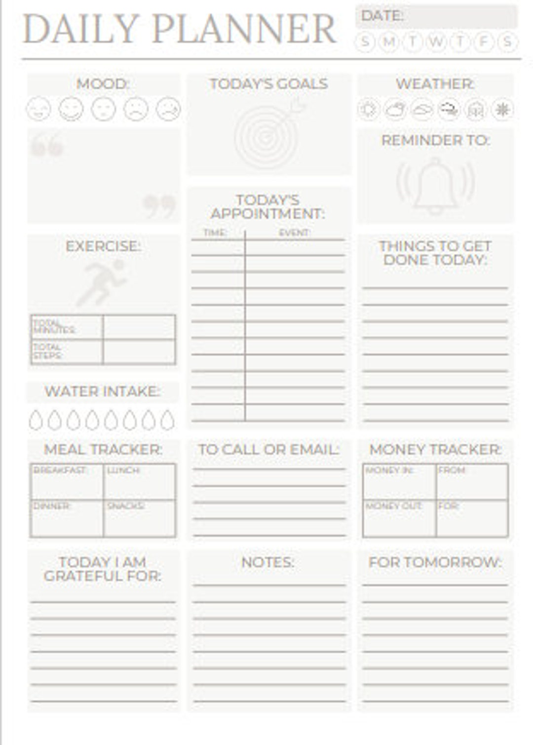 Top 10 Daily Planners for Organize. Prioritize. Thrive - Etsy