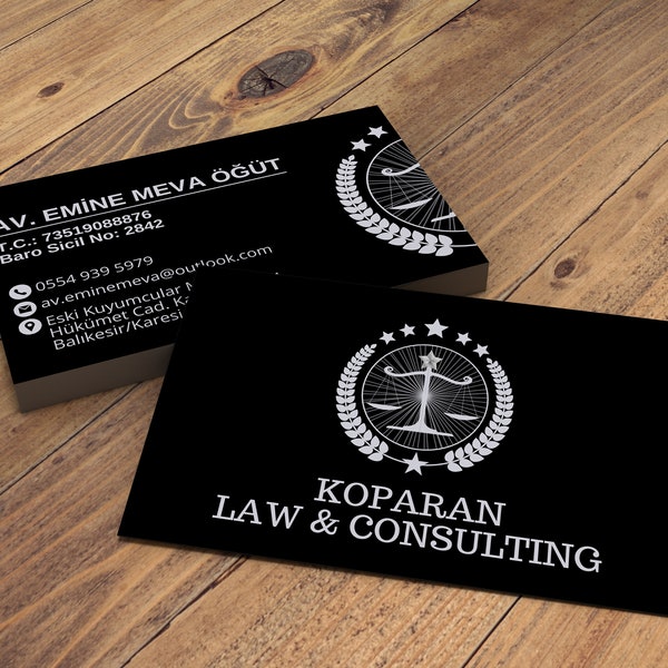 Lawyer Business Card - Etsy