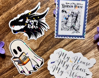 Fourth Wing Xaden Riorson Candy Heart Sticker VINYL STICKER Rebecca ...