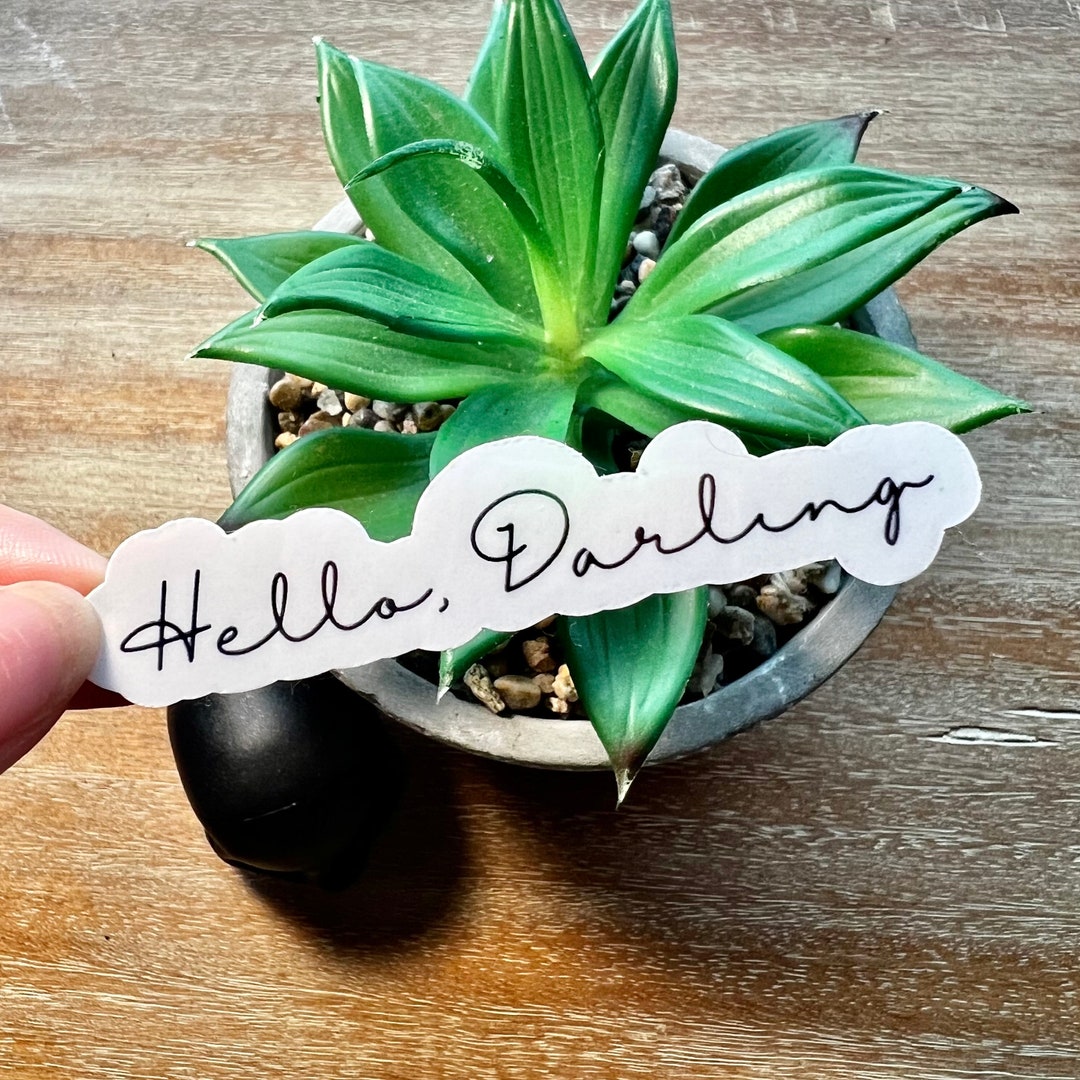 Hello Darling ACOTAR Sticker Stickers for Book Lovers - Etsy