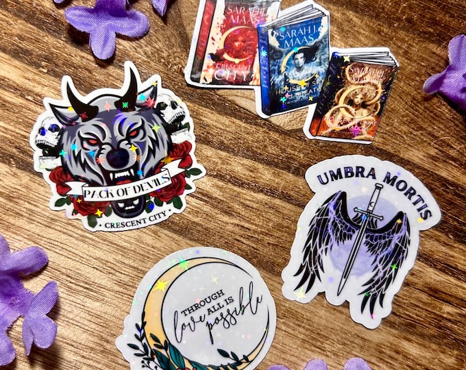 Maasiverse Wanderlust Waterproof Sticker Night Court ACOTAR Crescent ...