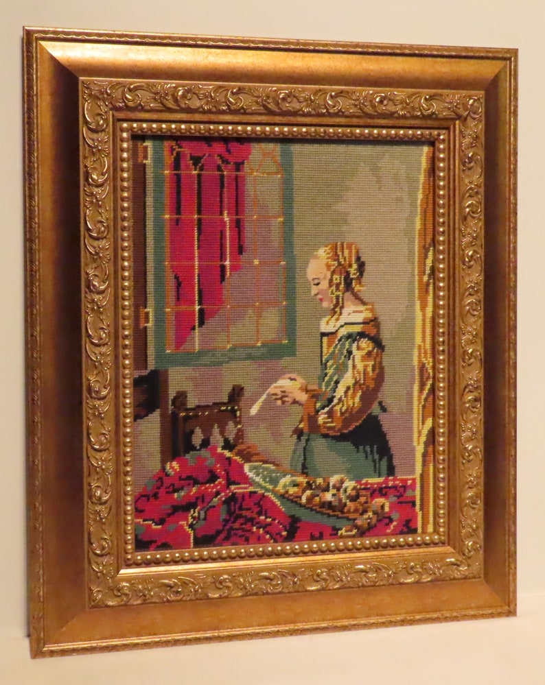 Restored Johannes Vermeer Girl Reading a Letter at an Open Window ...