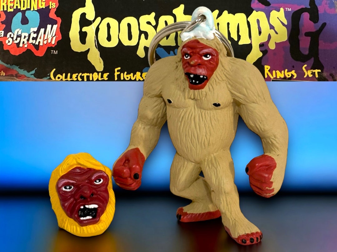 Goosebumps Collectible Abominable Snowman Key Ring and Finger Ring ...