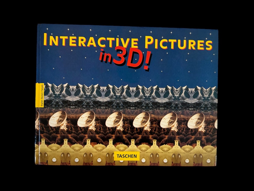 Vintage INTERACTIVE Pictures in 3D Book! Hardcover. TASCHEN 1994 ...