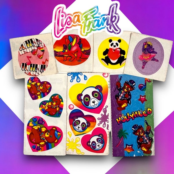 Lisa Frank Stickers - Etsy